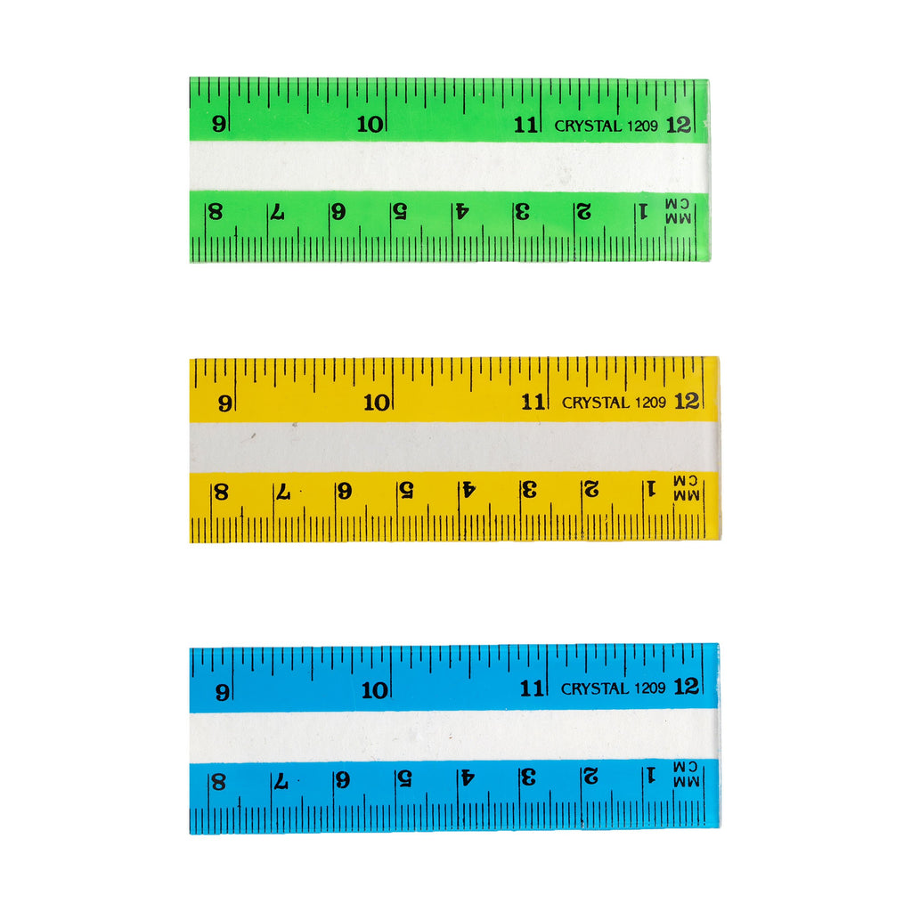 Crystal Ruler 2-Colors Assorted 1209 (24pcs) – Ceres Asia