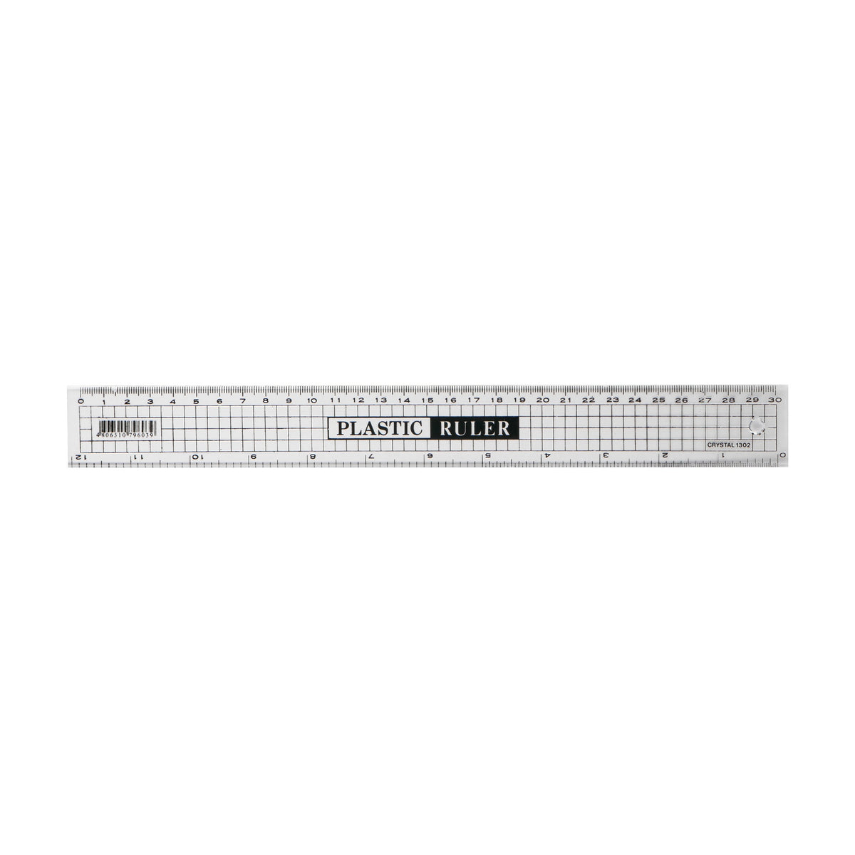 Crystal Plastic Ruler Clear 1302 (24pcs) – Ceres Asia