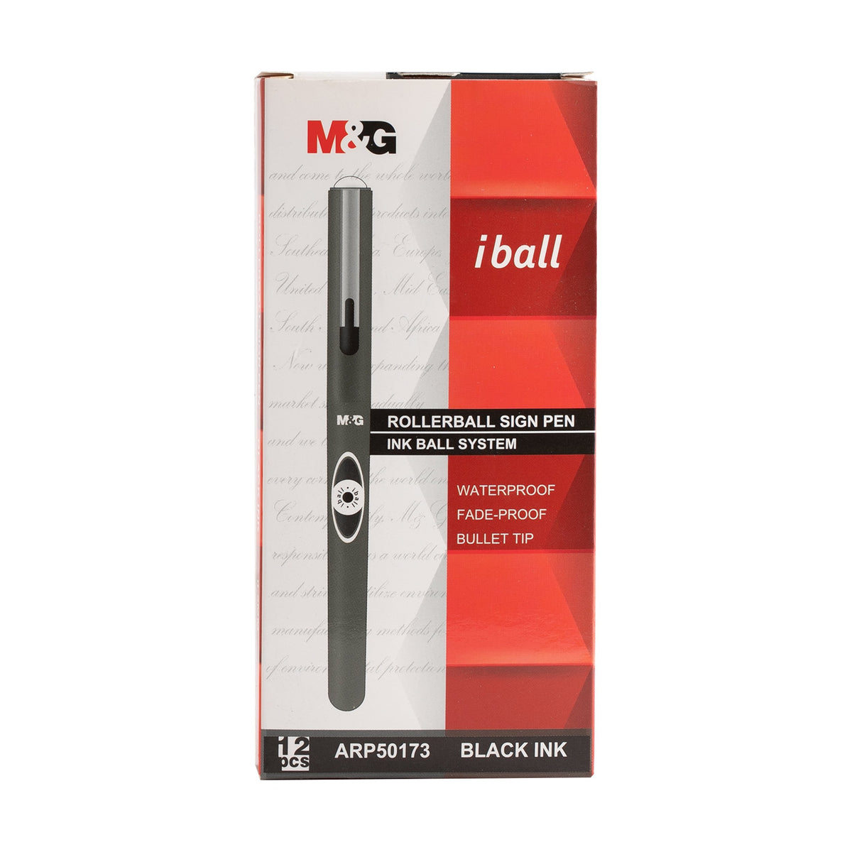 M&G iBall Sign Pen 0.5mm Black ARP50173 (12pcs) – Ceres Asia